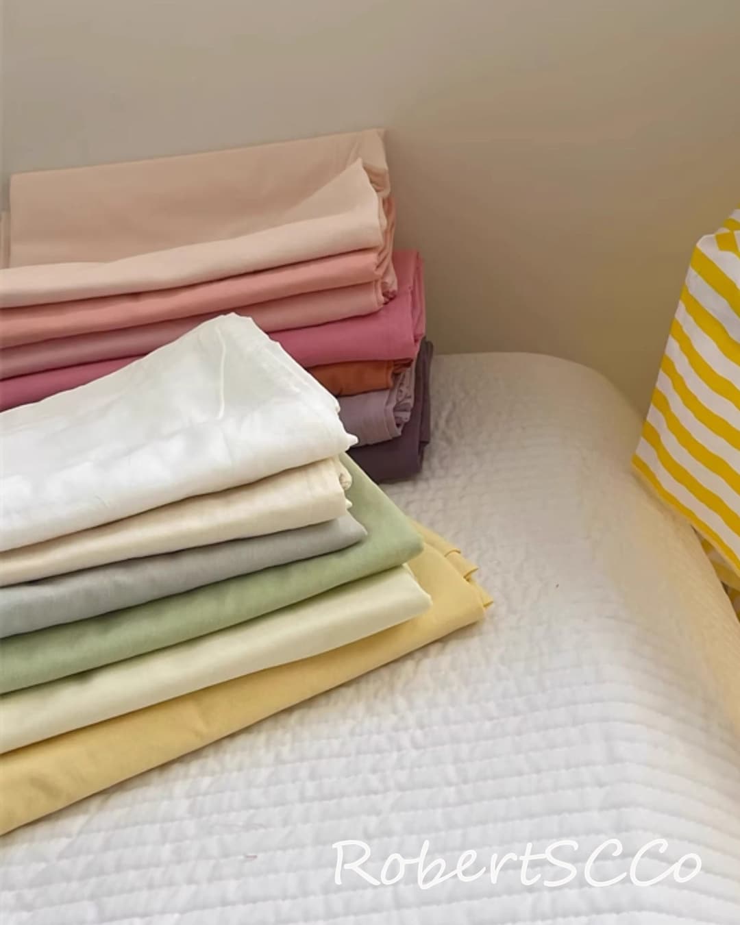 Candy Color Pillowcases Solid Color Pillow Shams Multi Colors to Choose ...