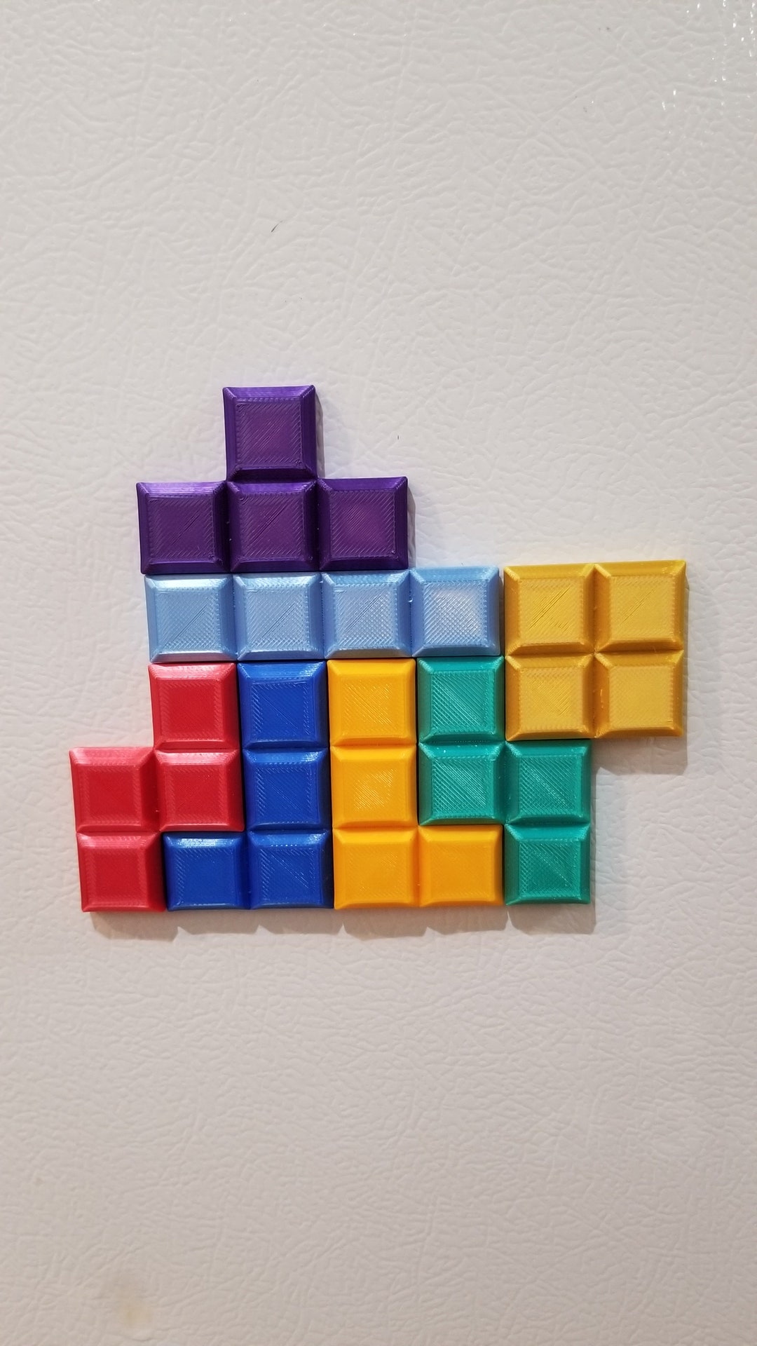 Tetris Themed Fridge Magnets - Etsy