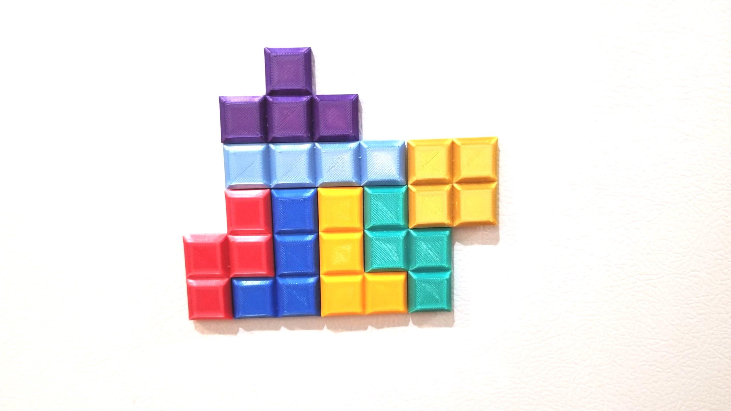 Tetris Themed Fridge Magnets - Fun Strong Game Theme Magnets - Etsy