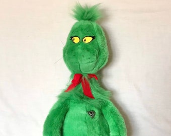 Grinch Stuffed Plush - Etsy
