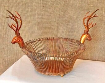 Deer Antler Fruit Bowl - Etsy