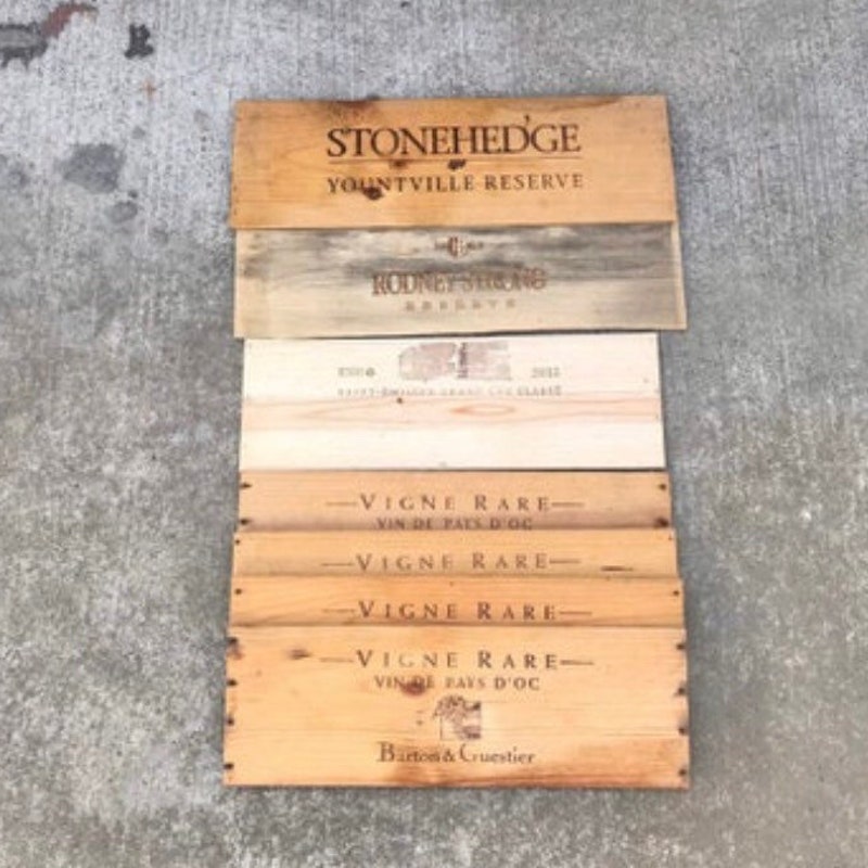 Wine Crate Panels - Etsy