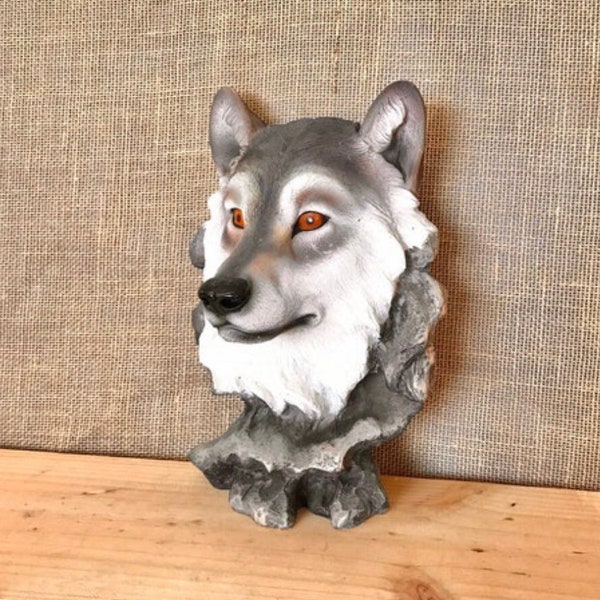 Ceramic Wolf Head - Etsy