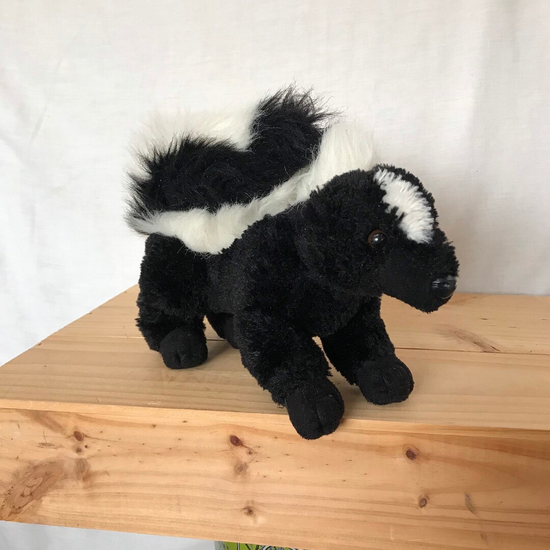 Fluffy Skunk Plushie Stuffed Animal Skunk Adorable Cute Stuffed Animal ...