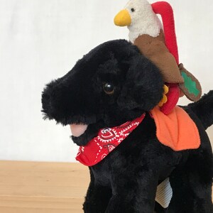 Small Stuffed Labrador Plush With Eagle Dog Guide Stuffed Animal Lab ...