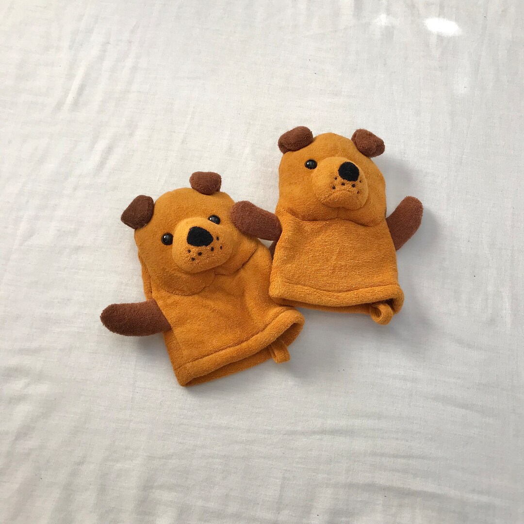 Set of 2 Adorable Scrubby Dogs Bath Body Sponge Mitt Mitten - Etsy