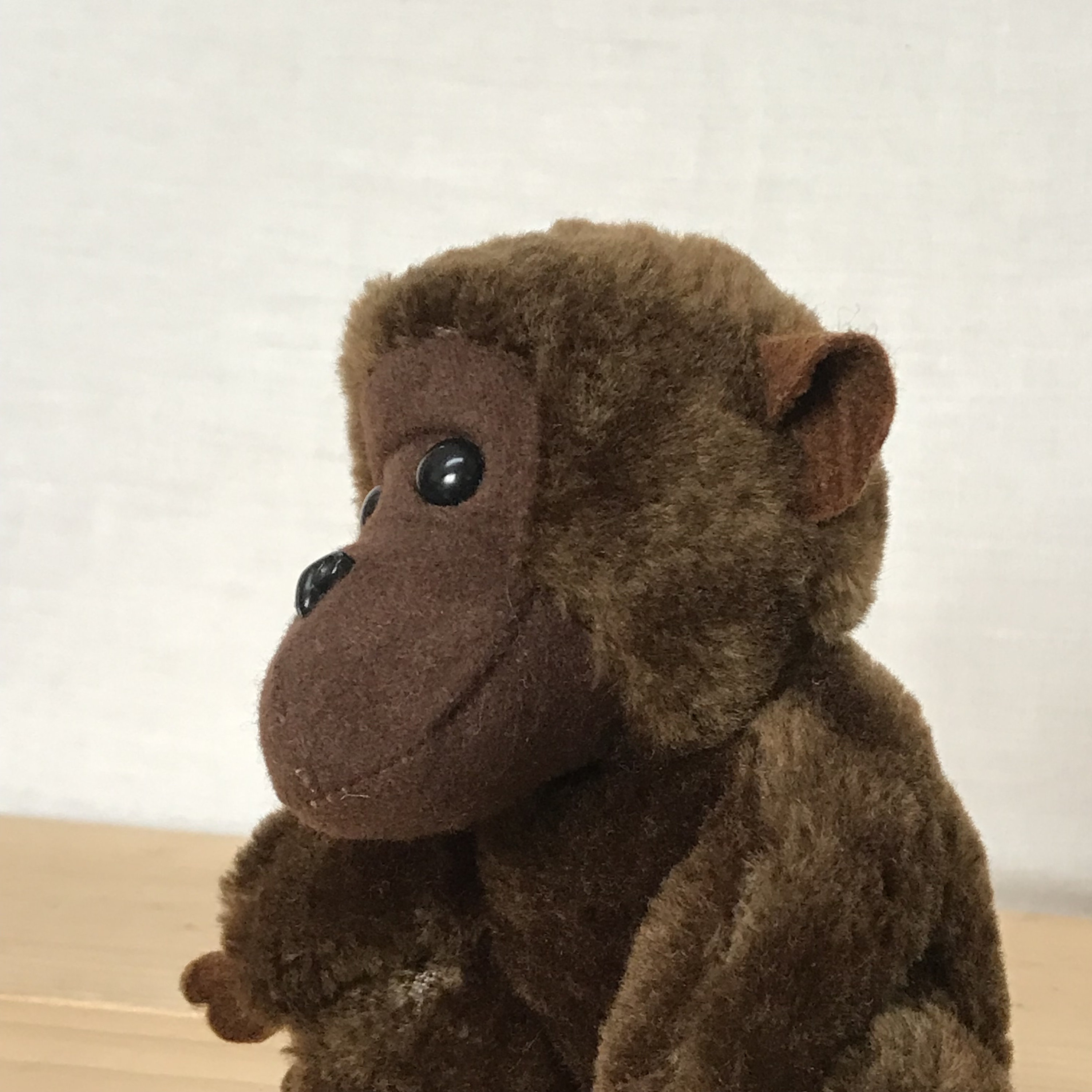 Vintage 1976 Dakin Baby Monkey Ape Magpie Monkey Chimp Plush Brown 6 Ape Cute Adorable Stuffed ...