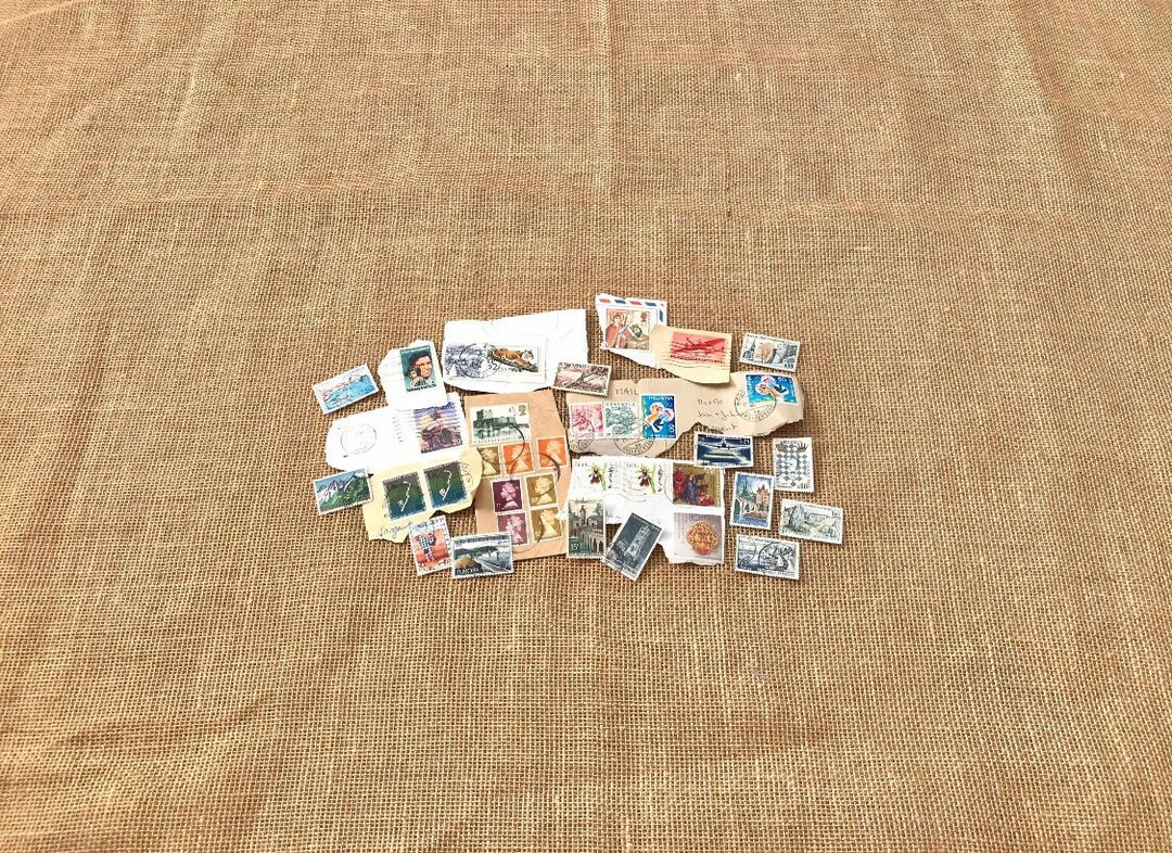 Vintage Lot 39 Postage Stamps Postmarks Postage Cent Helvetia Little ...