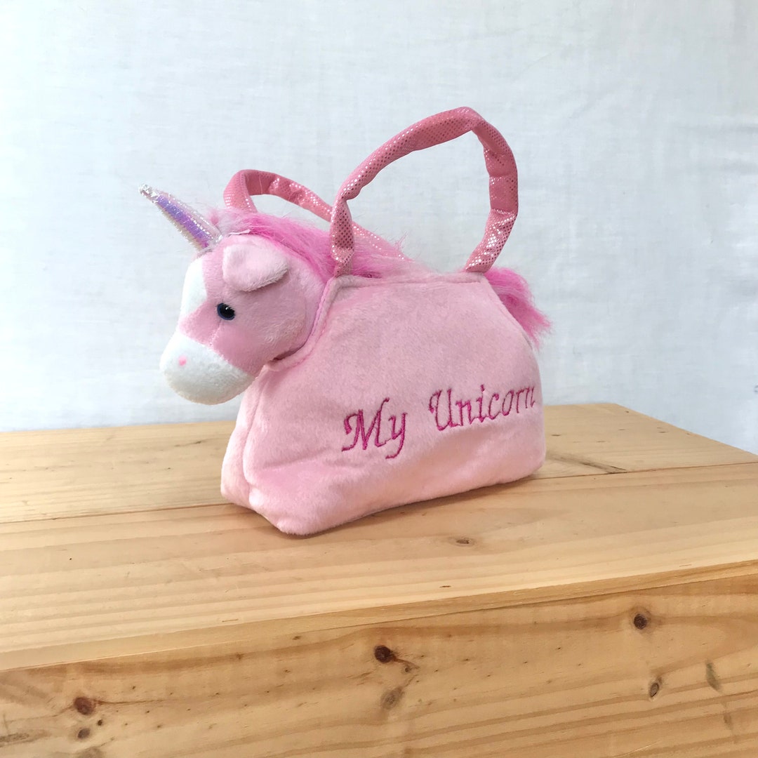 Plush Unicorn Mini Purse Plushie Stuffed Animal Pony Aesthetic 2000s ...