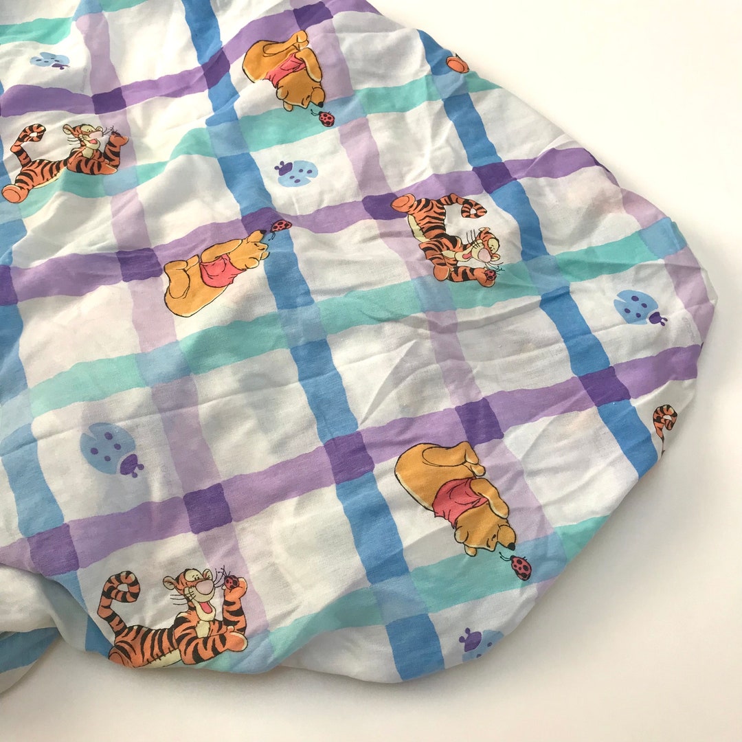 Vintage 1990s Winnie the Pooh Twin Size Bed Fitted Sheet Twin Size Boys ...