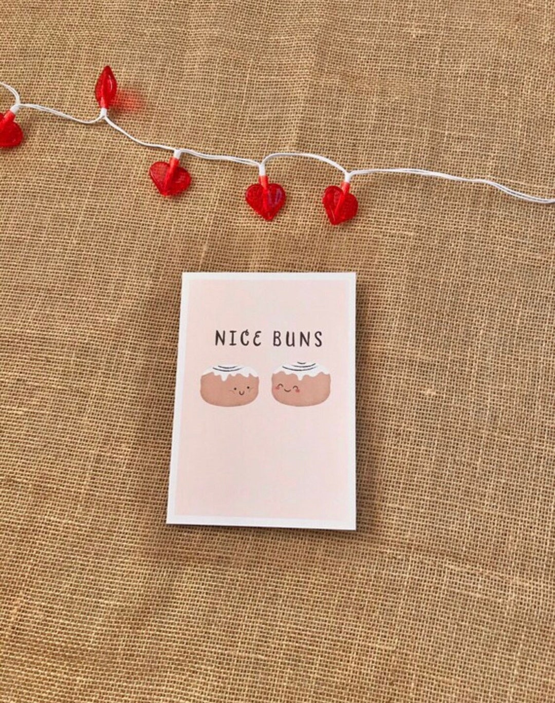 Valentines Day Nice Buns Card. Funny Greeting Cards. Cards for Him. Cards for Her Cards for ...