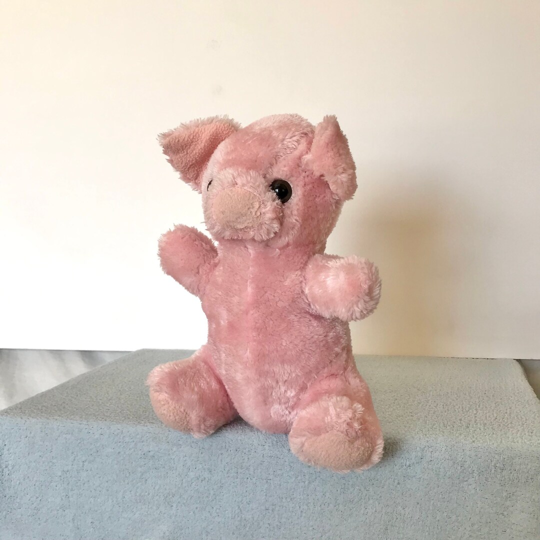Fluffy Pink Piglet Plush Cute Pig Stuffed Animal Baby Doll Toy Plushie ...