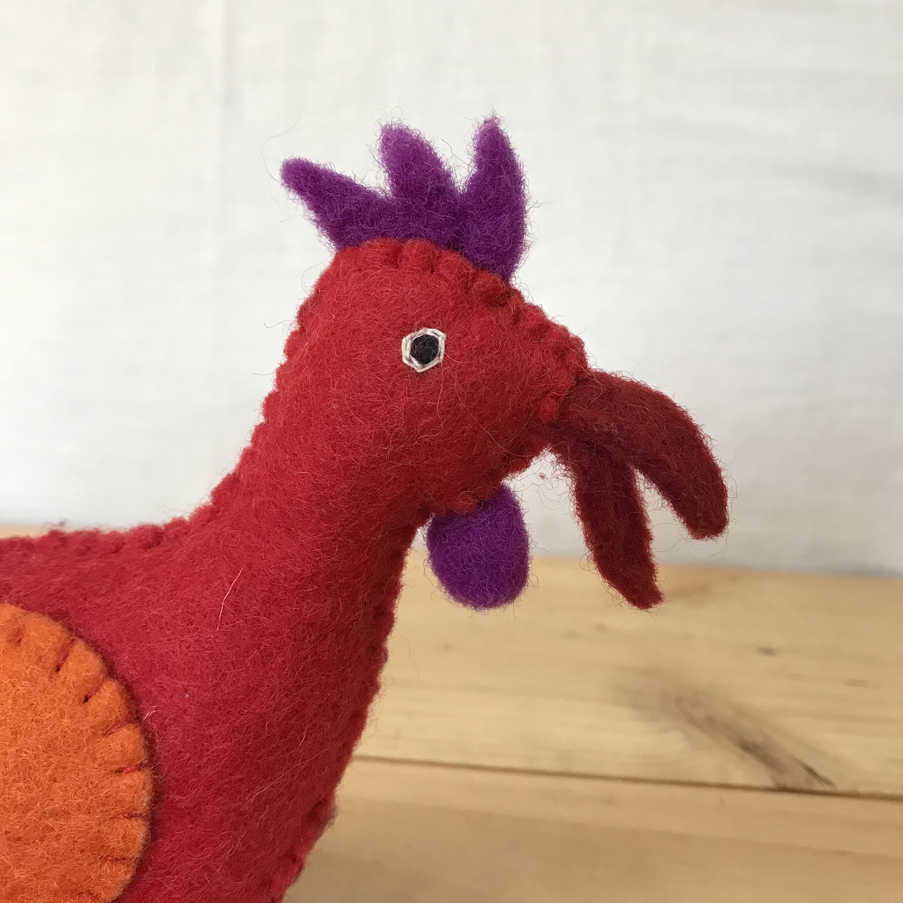 Hand Sewn Chicken Shelf Sitter Edge Sitter Bookshelf Kitchen - Etsy