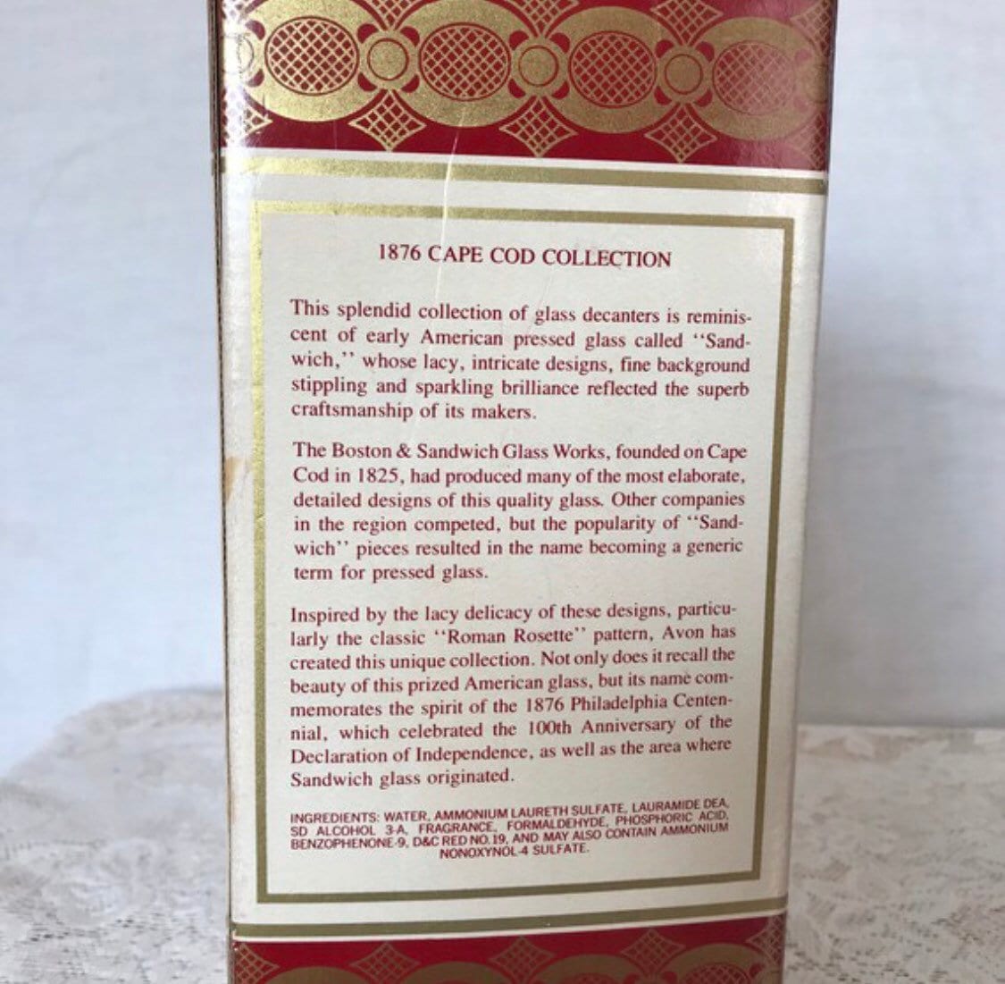 Vintage Avon 1876 Cape Cod Collection Wine Decanter Bubble - Etsy