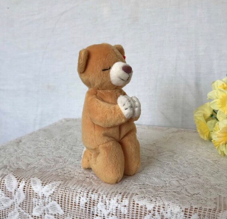 TY Hope the Teddy Bear Vintage 1999 Beanie Baby Praying Teddy - Etsy