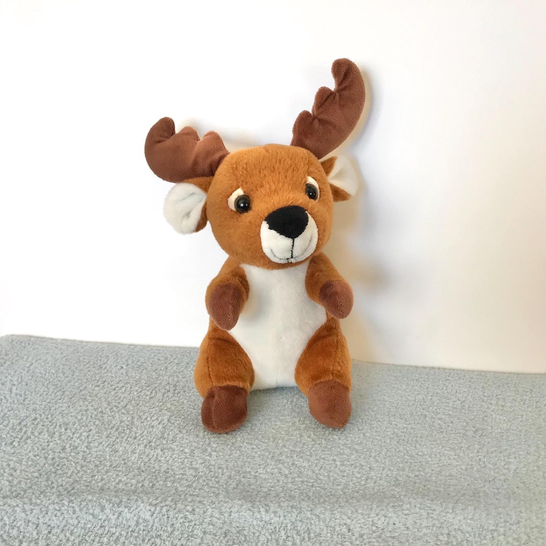 Fluffy Deer Woodland Critter Plushie Stuffed Animals Deer Fawn Stuffed ...
