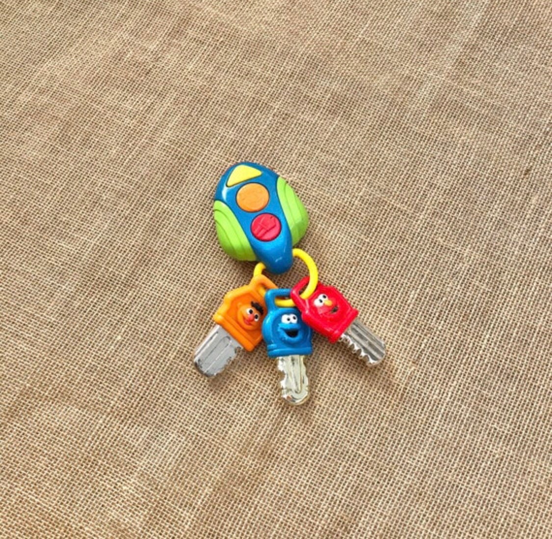 Vintage Mattel Sesame Street Car Keys Toy Toys Animated Sound House for ...