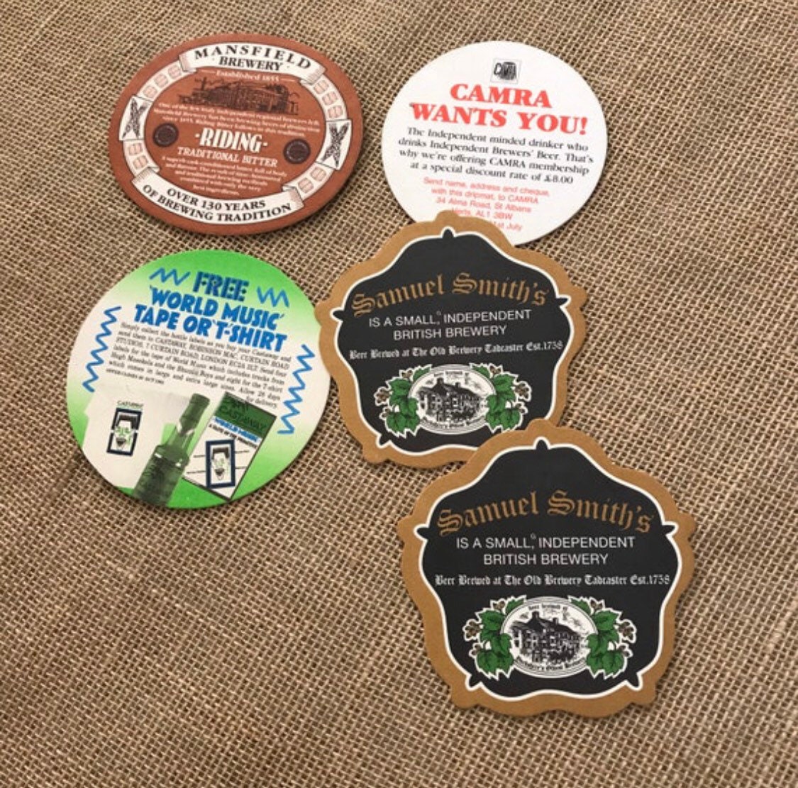 Vintage Set of 20 Advertising Coasters Paper Beer Pub Drink - Etsy