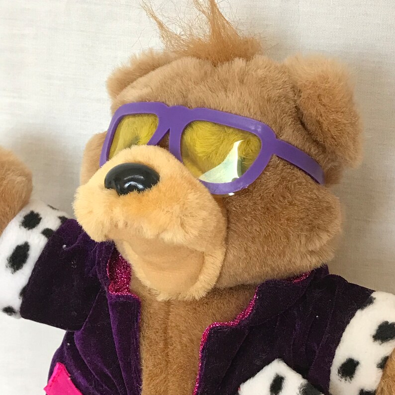 Vintage 1990s Nabisco Teddy Grahams Teddy Bear Disco Plush - Etsy