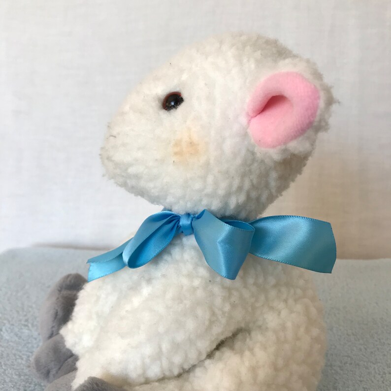 Fluffy Baby Lamb Plushies Nursery Decor Hallmark Lamb Baby Sheep ...