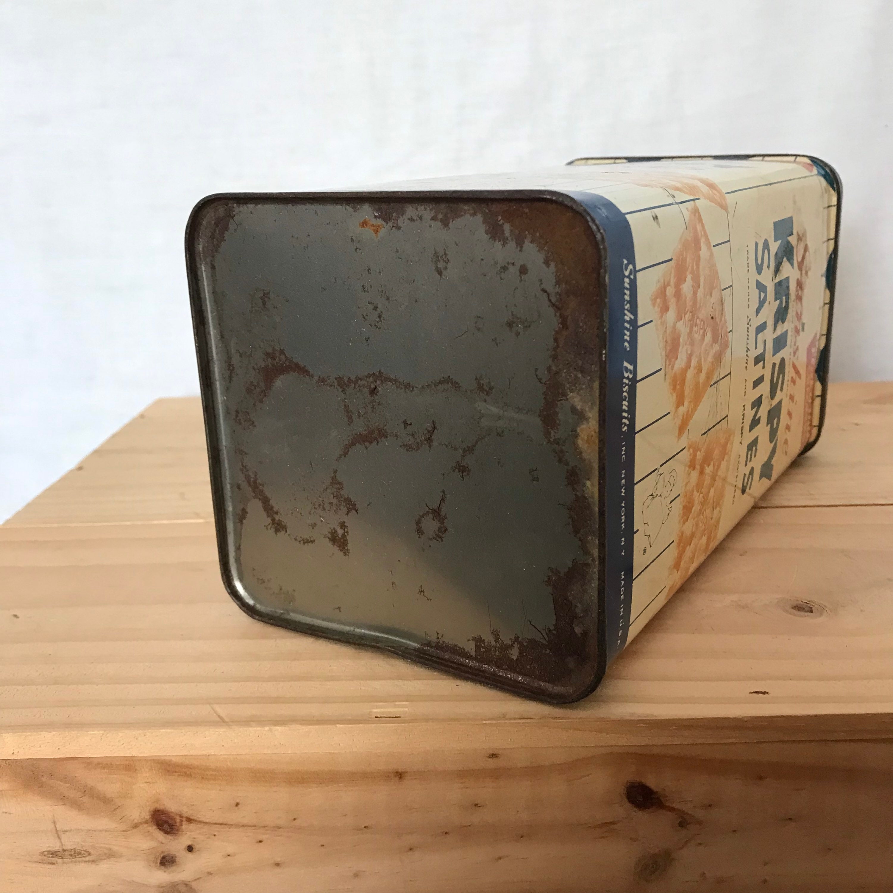 1950s Sunshine Krispy Saltine Cracker Metal Tin Container 50s - Etsy