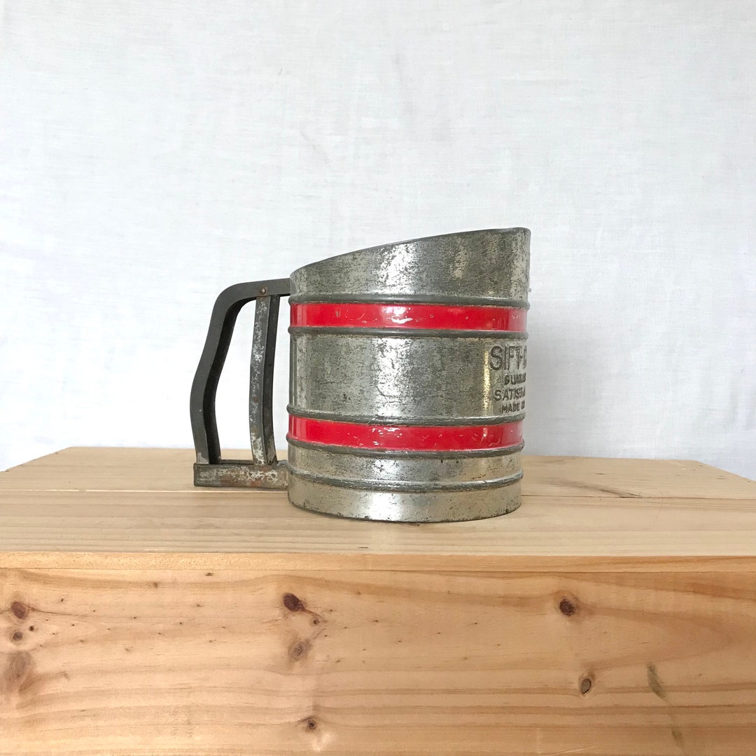 Metal Flour Sifter Foley Sift-chine Flour Sifter Cooking & Baking Tool ...