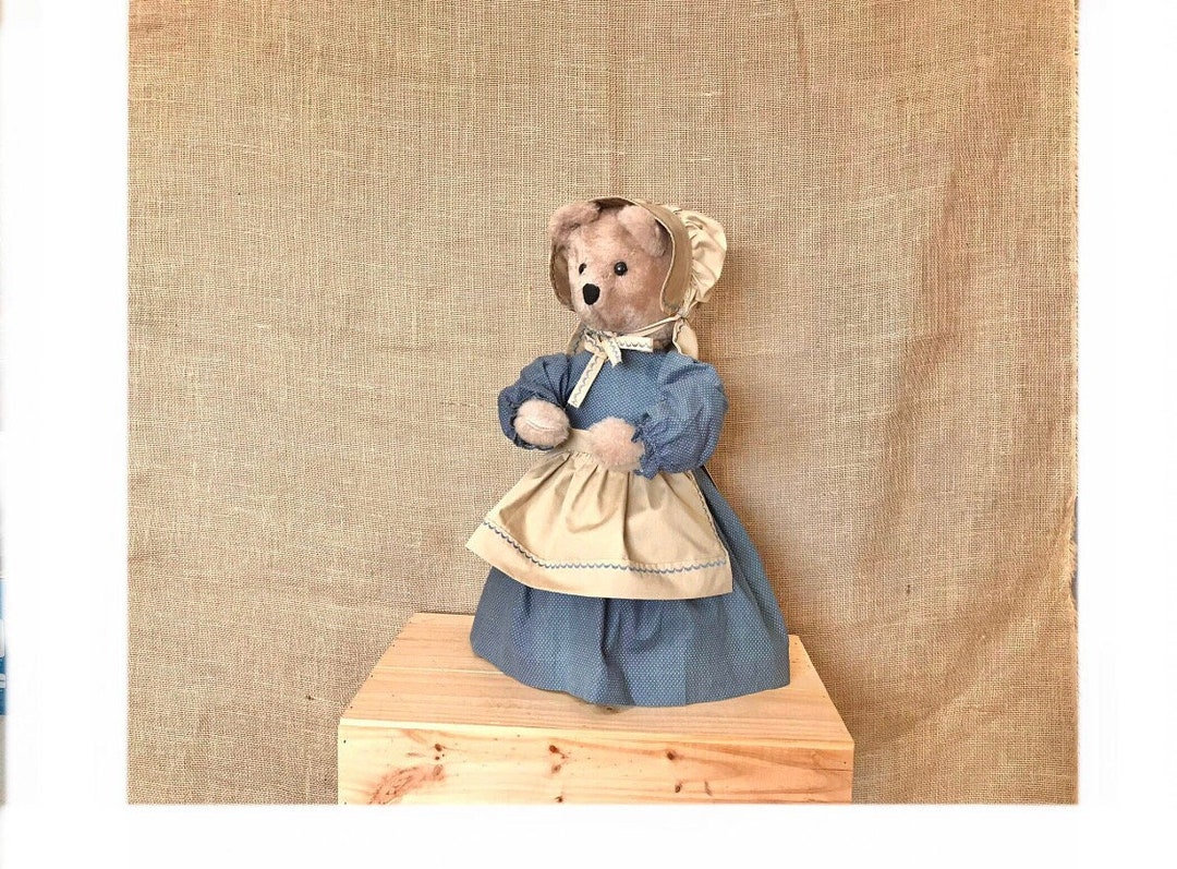 Large Standing Peasant Dressed Teddy Bear Plush Stuffed Animal Kids ...