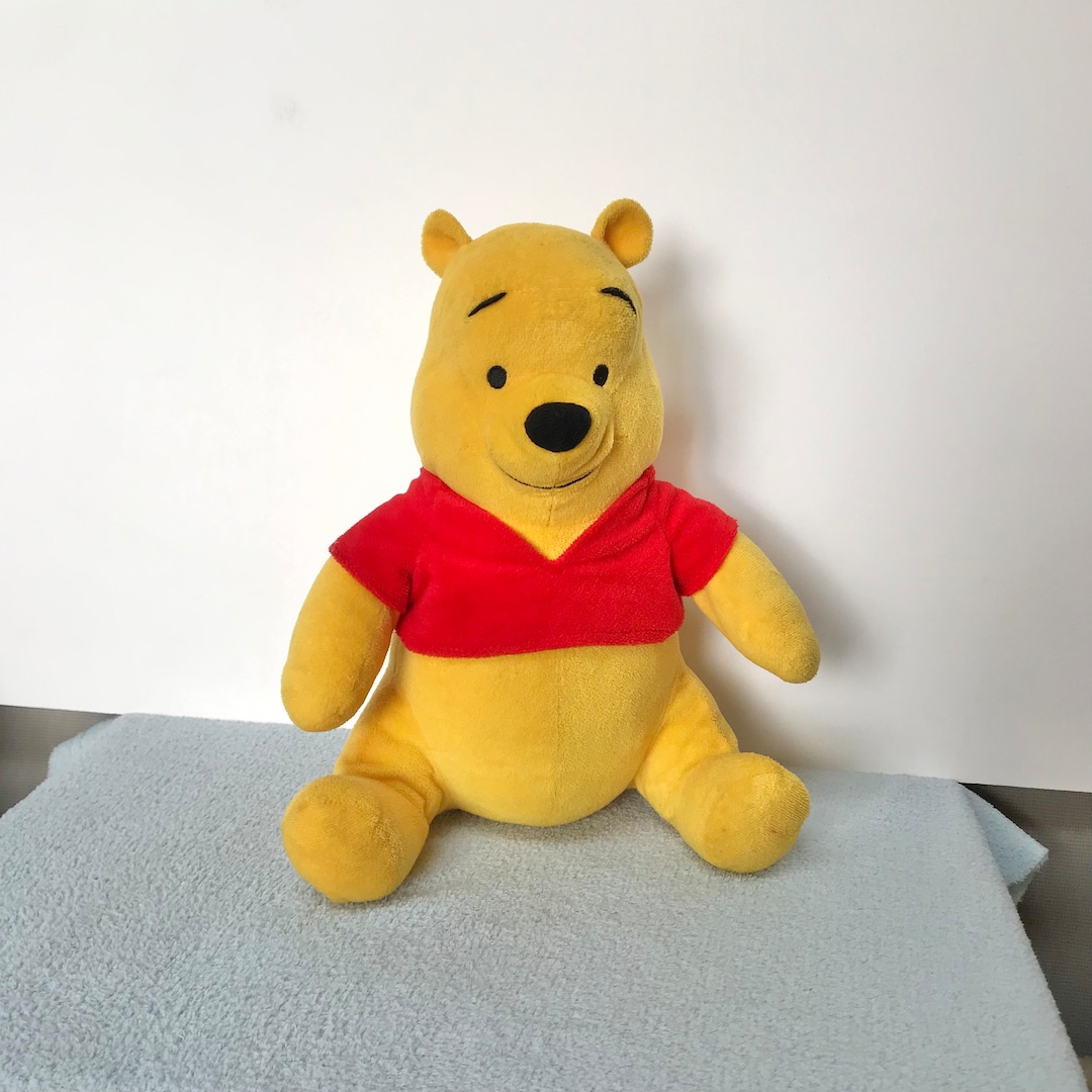 Soft Vintage Winnie the Pooh Plush Bear Stuffed Animal Plushie Plush Toy Childrens Room Decor ...