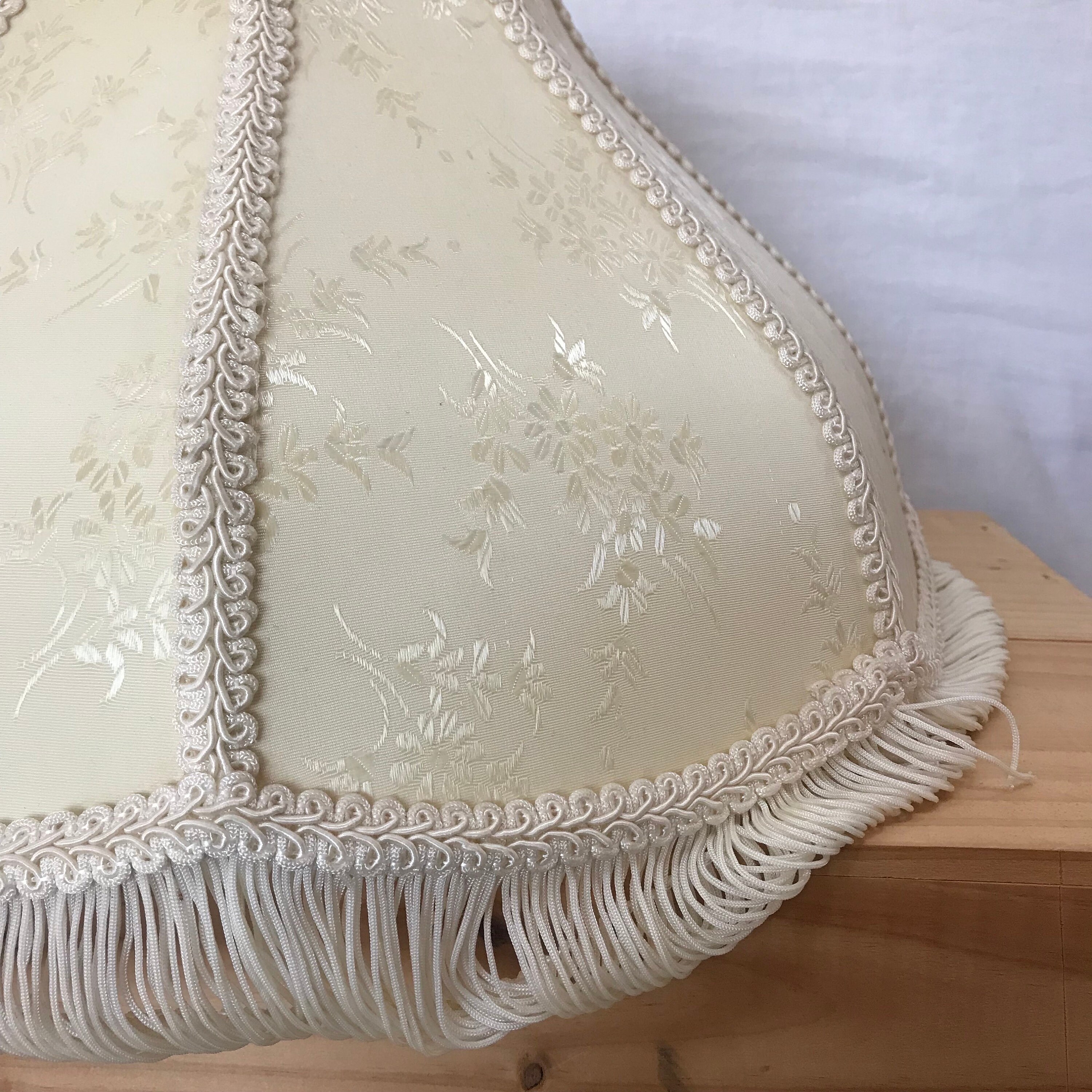 Vintage Victorian Scallop Lamp Shade Bell Lamp Shaped French - Etsy
