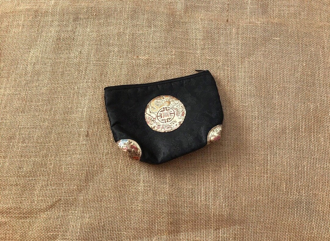 Vintage Turkish Pouch Zipper Bag Camera Storage Makeup Bag Balkan Print ...