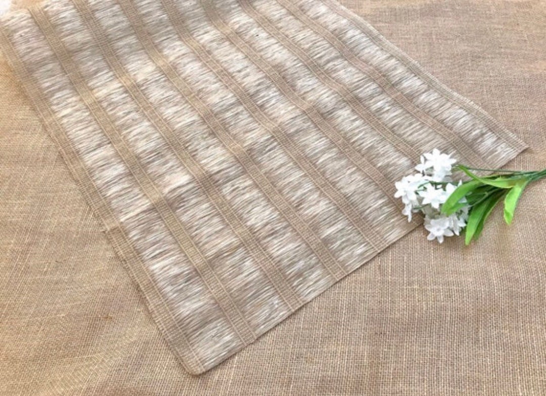 Rustic Long Wicker Table Runner Farmhouse Dinner Table Long Table Mid ...