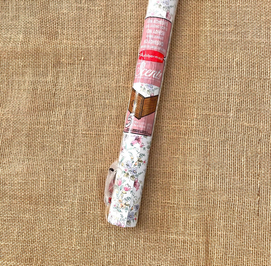 Vintage Rubbermaid Scented Drawer Paper Liner Floral Contact Paper ...