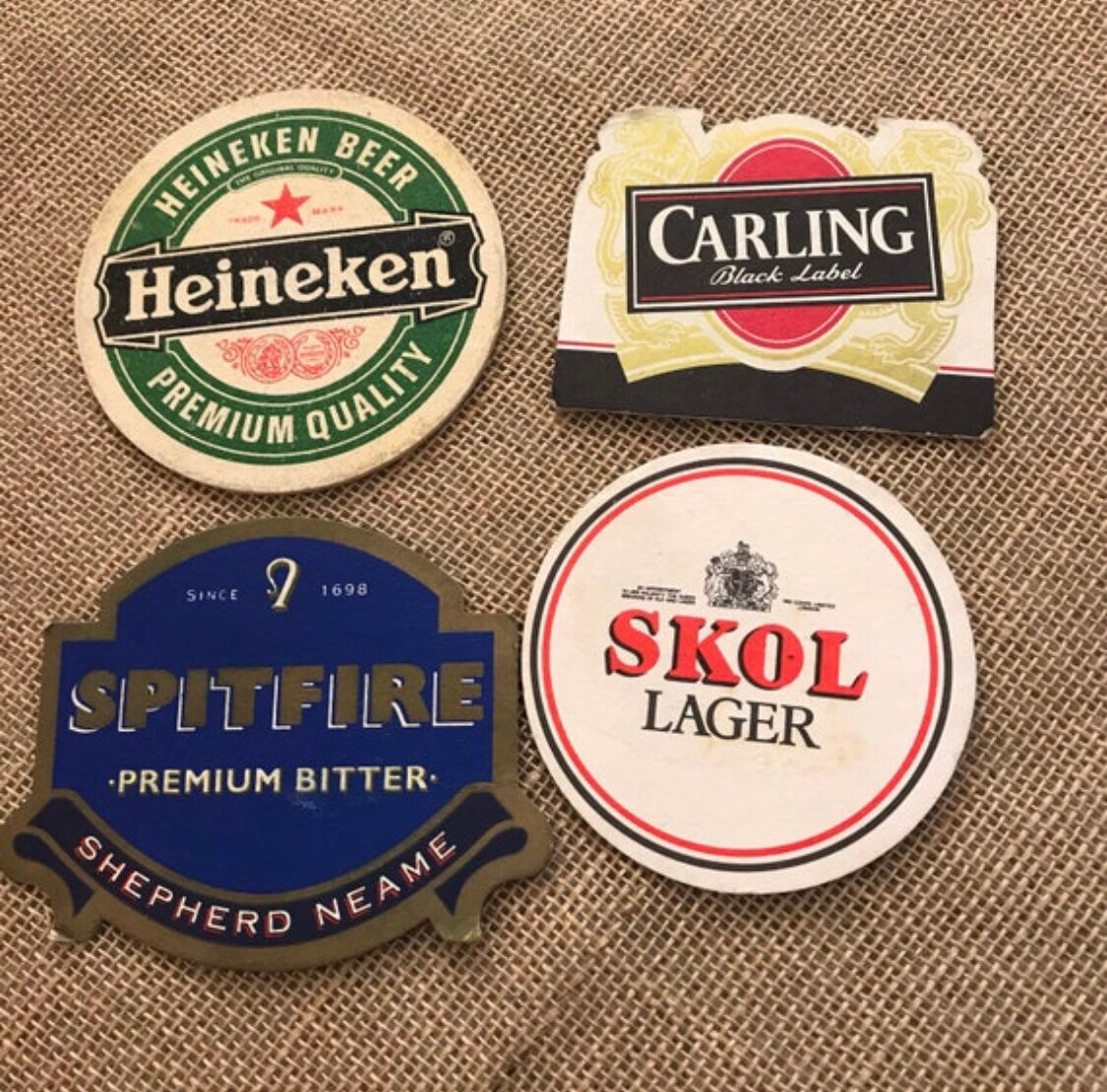 Vintage Set of 20 Advertising Coasters Paper Beer Pub Drink - Etsy