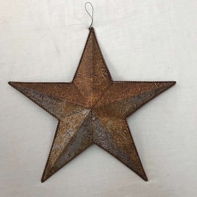 Large Rustic 17 Rusted Barn Star Wall Decor Art Tin - Etsy