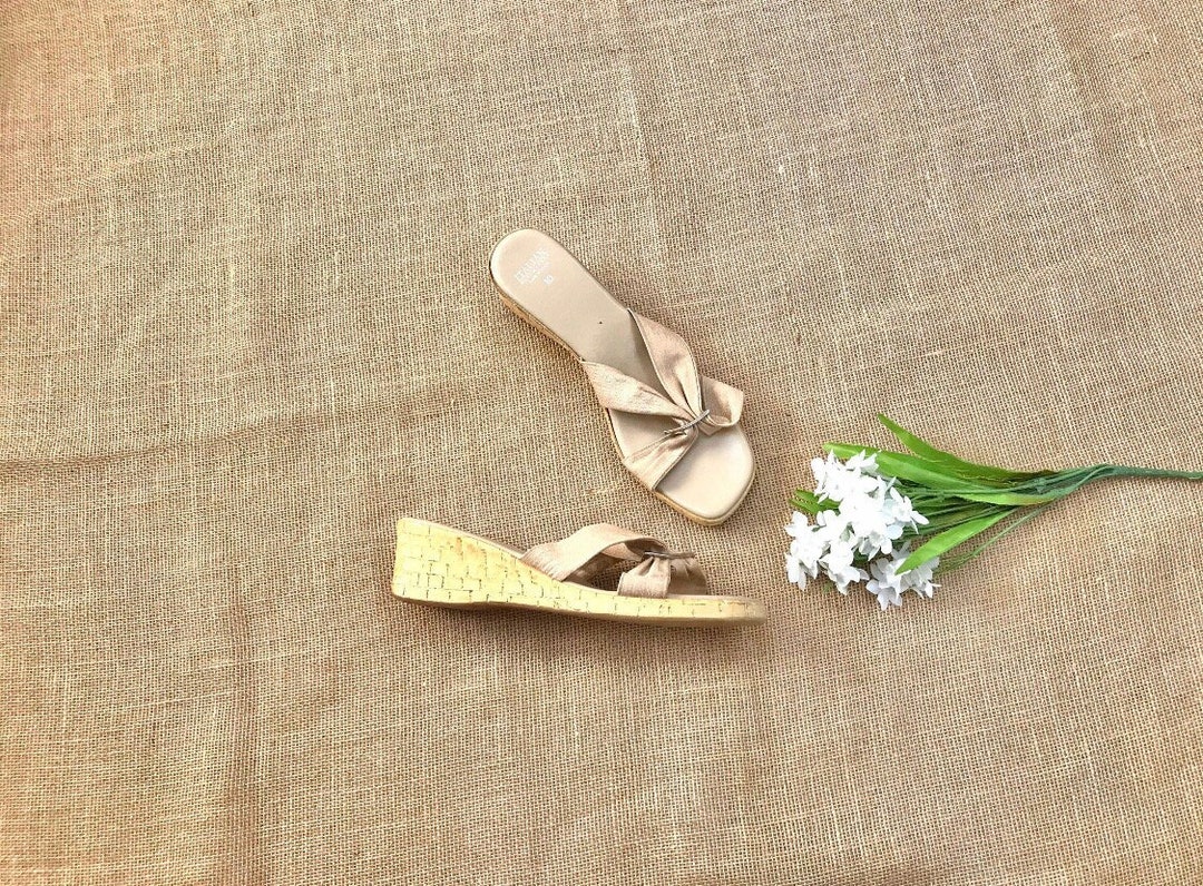 Vintage Italian Wedge Heel Sandals Cork Size 10 Womens Italian ...