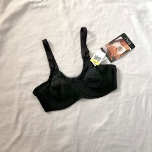 Vintage 1990s Black Lace See Through Bra Bali Size 38C C Cup Bra ...