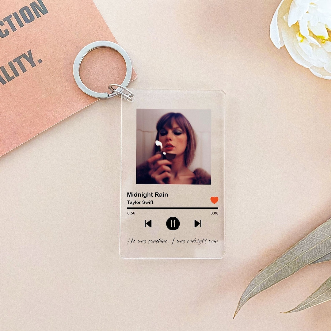 Swiftie Music Midnight Rain Album Keychains Taylor Merch - Etsy
