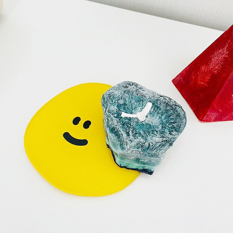 Bumpy Smile Acrylic Coaster Cute Coaster Office Desk Decor - Etsy