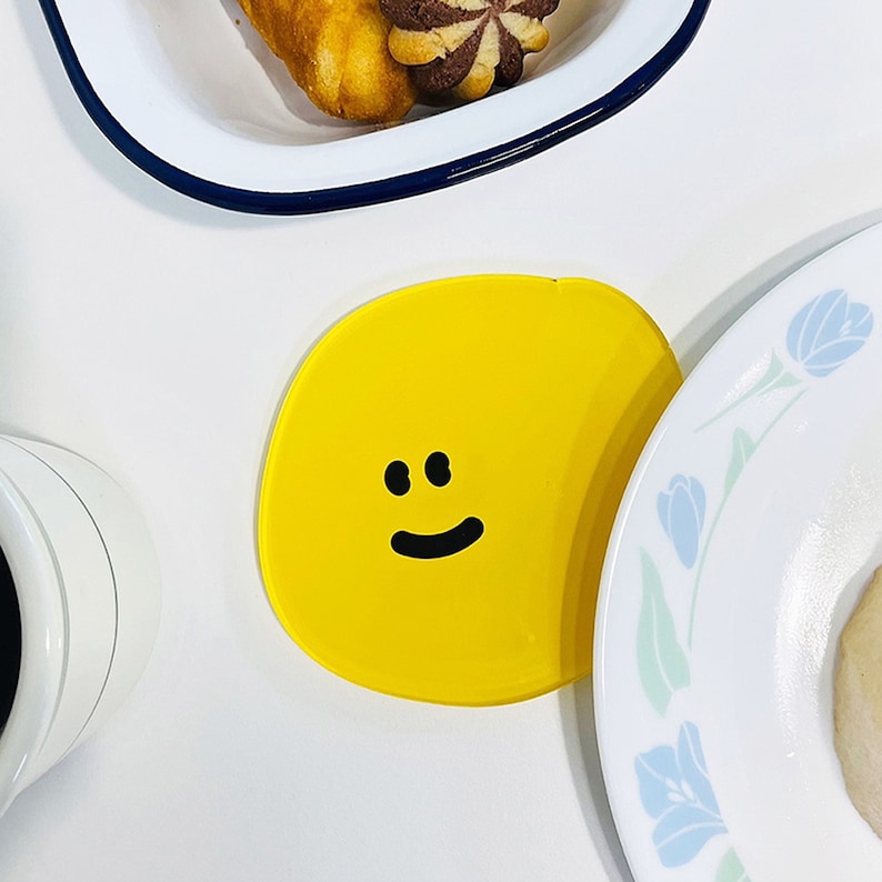 Bumpy Smile Acrylic Coaster Cute Coaster Office Desk Decor - Etsy