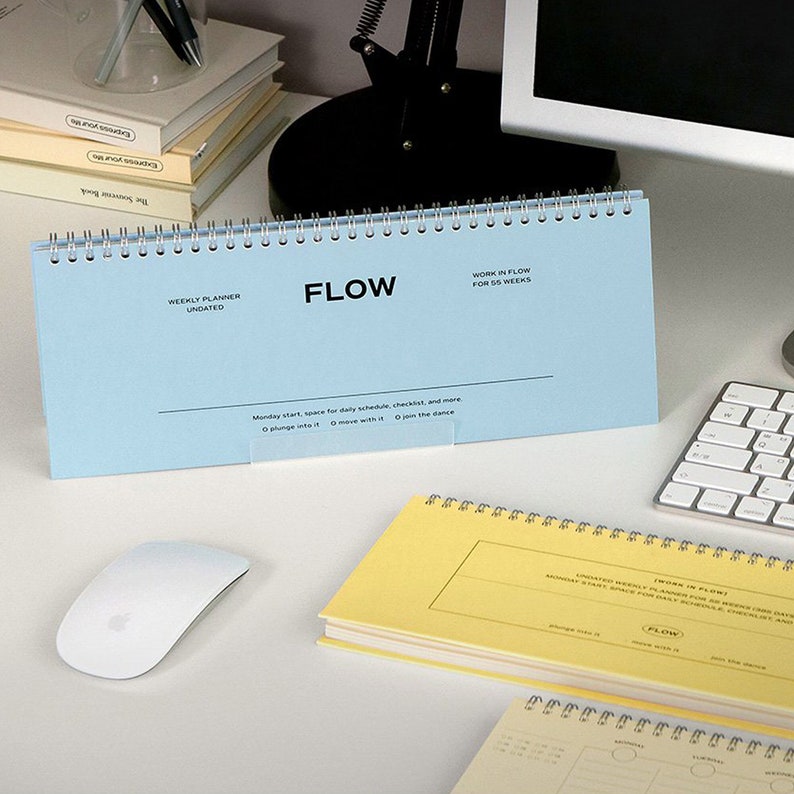 Flow Weekly Planner | Undated Weekly Planner | Desk Planner | Standing ...
