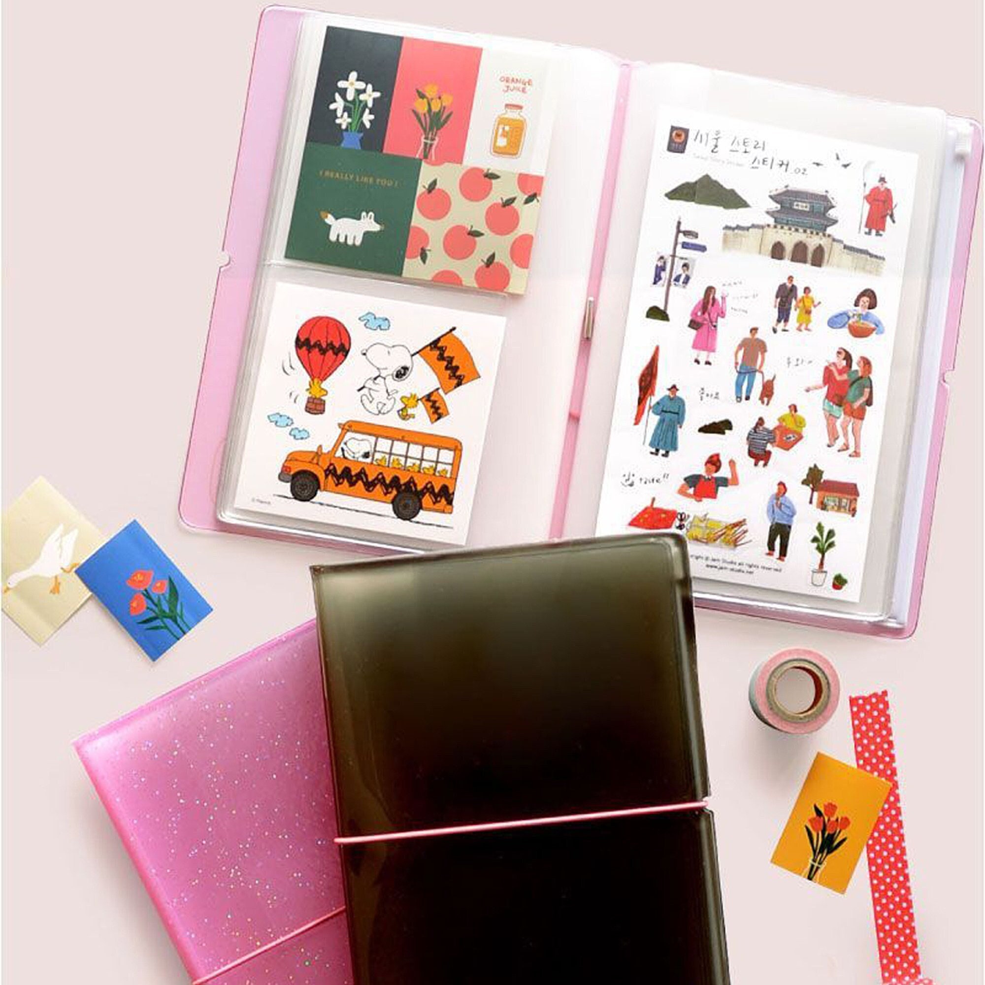 Jam Sticker Book | Sticker Photo Storage Book | Sticker Organizer ...