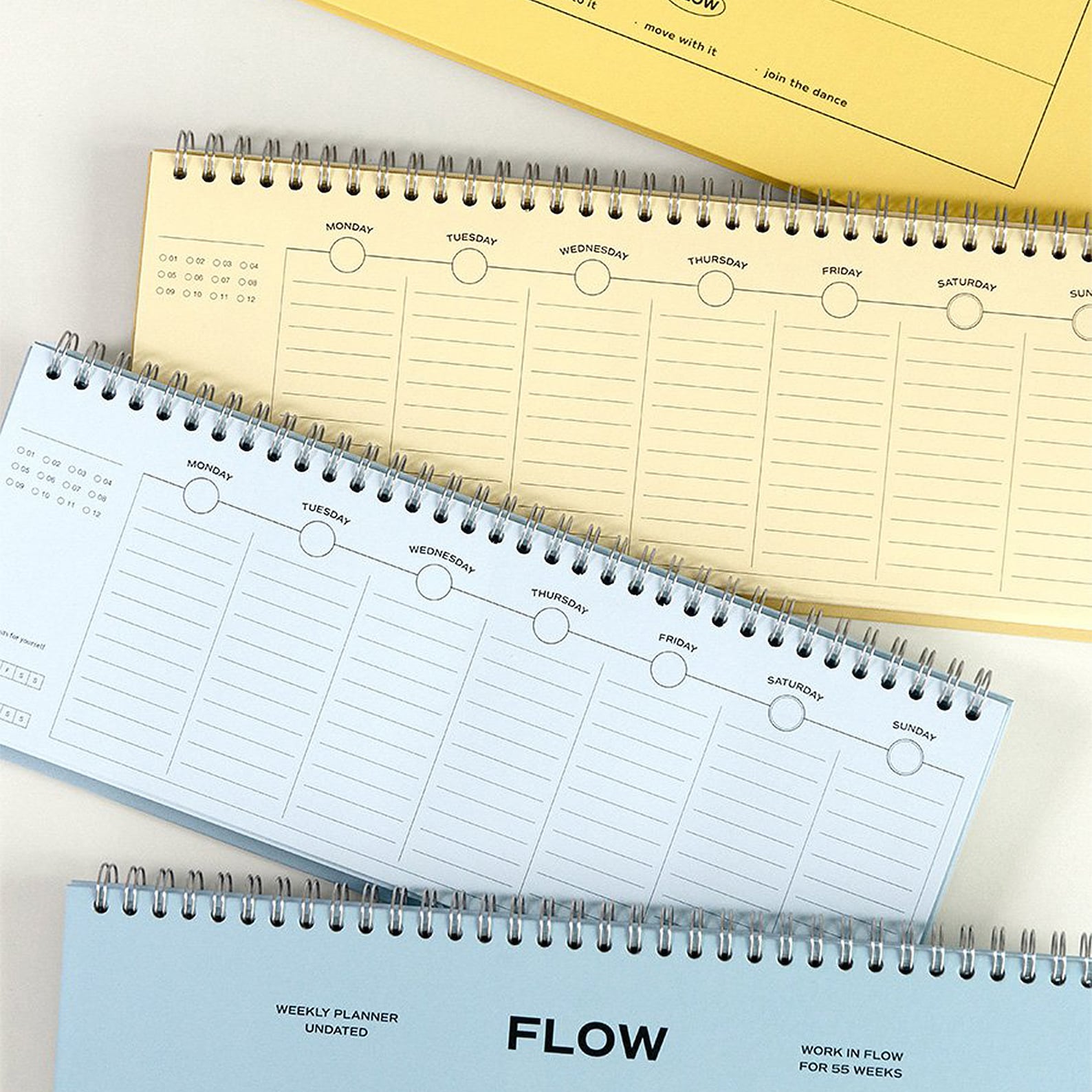 Flow Weekly Planner | Undated Weekly Planner | Desk Planner | Standing ...
