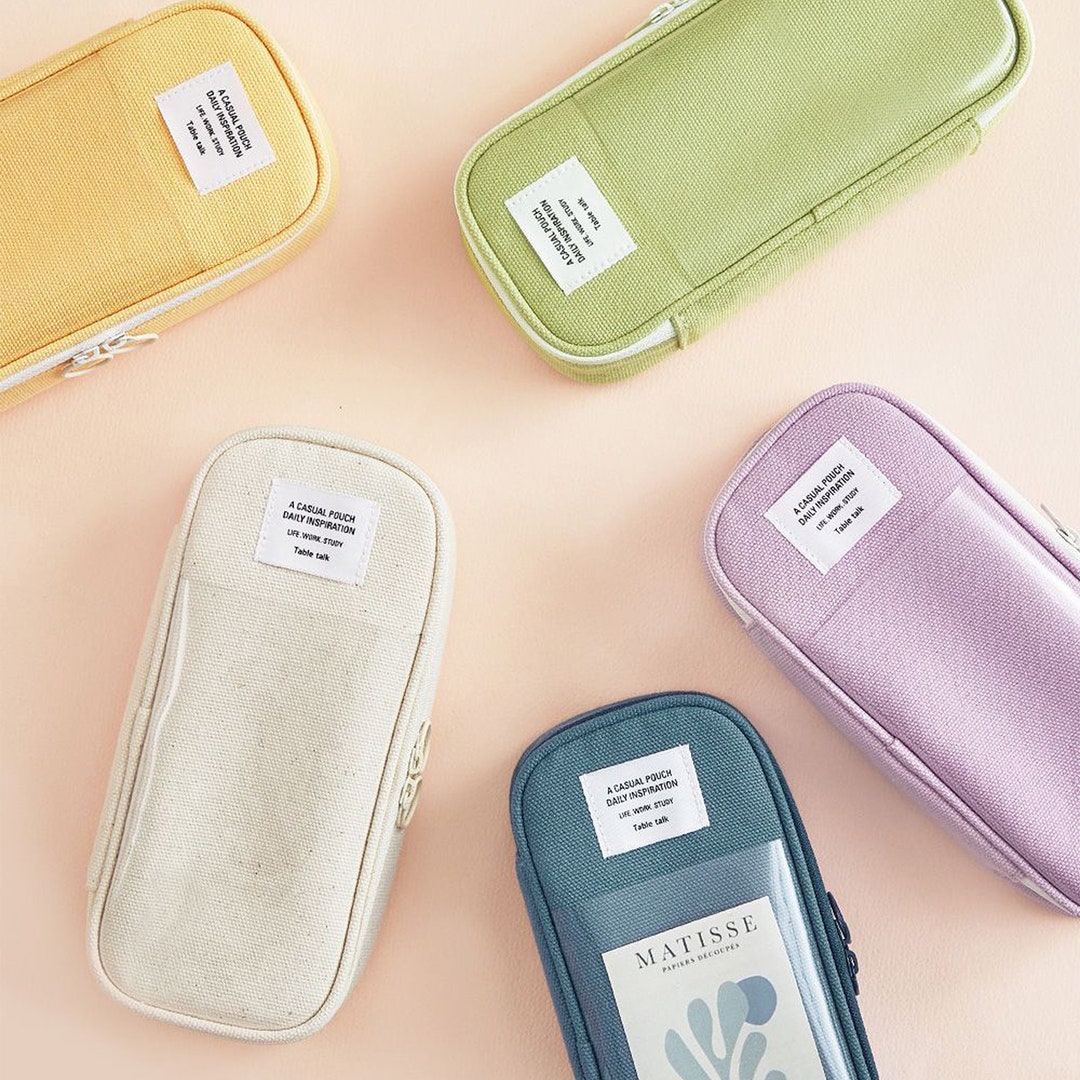 Pencil Pen Case | Makeup Pouch | Small Zipper Pouch | Makeup Bag ...