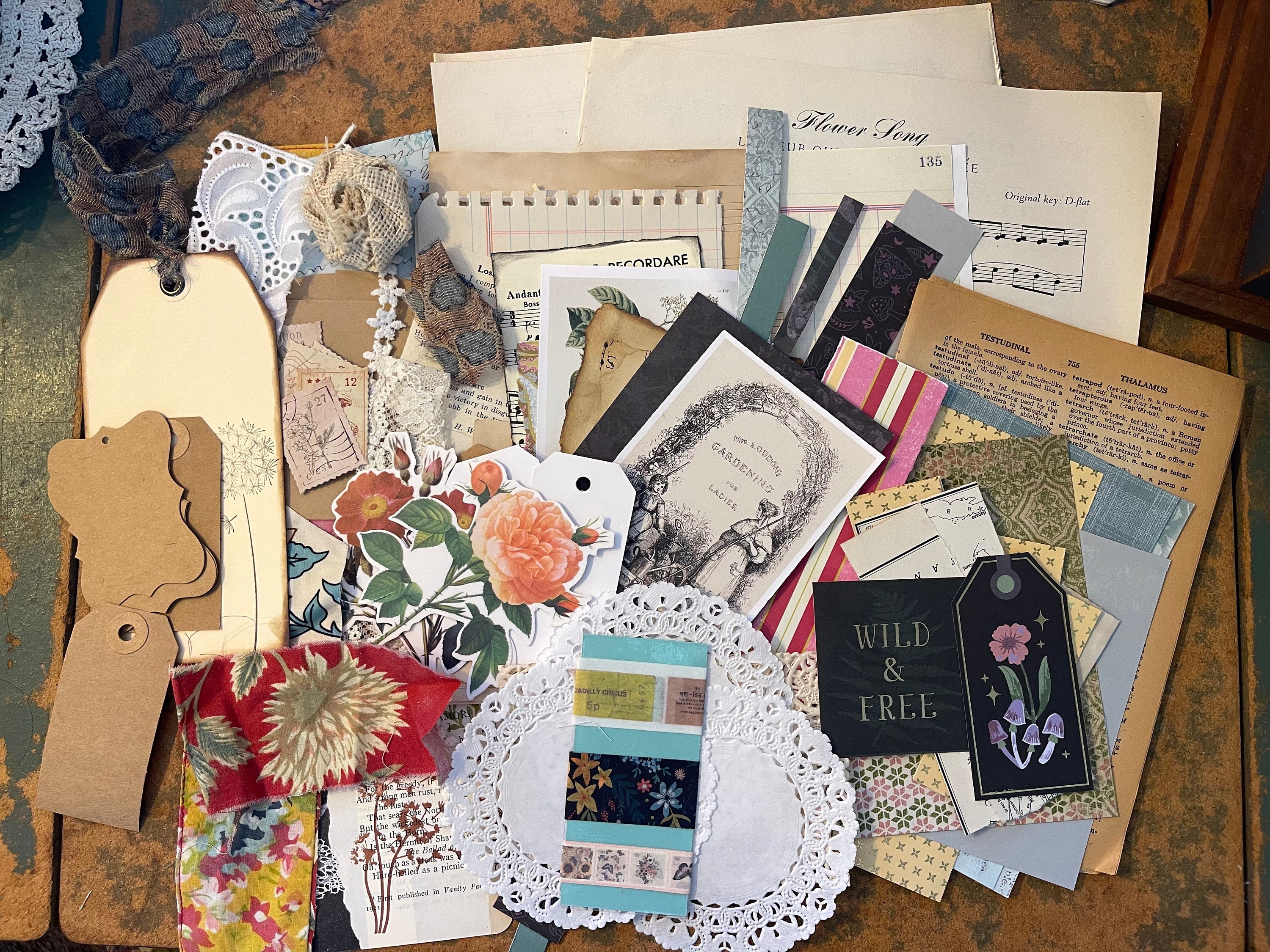 Junk Journal Pack: Poems Teachers Ask For - Etsy