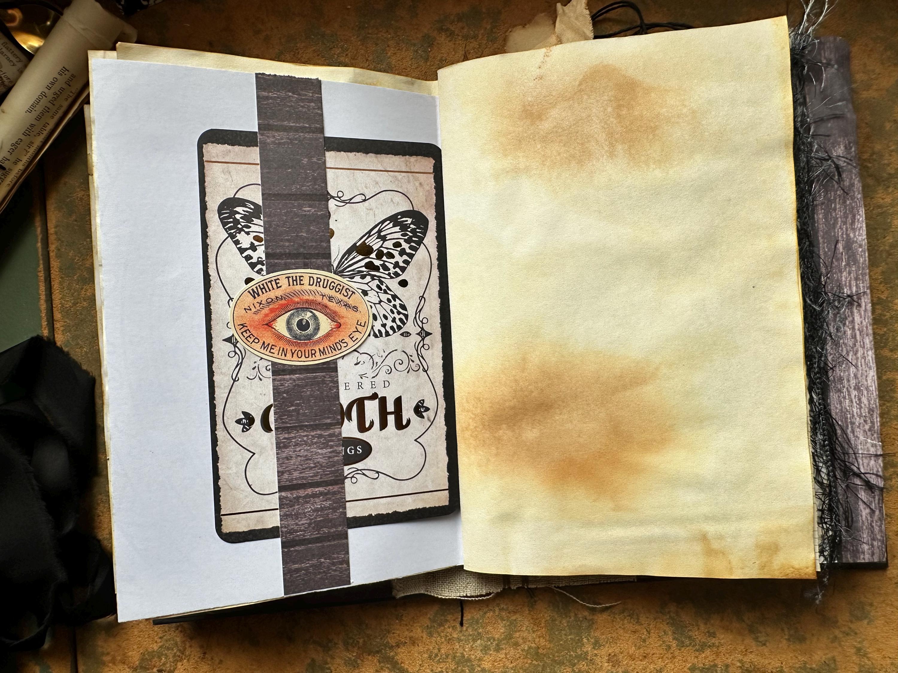 Midnight Petals Junk Journal - Etsy