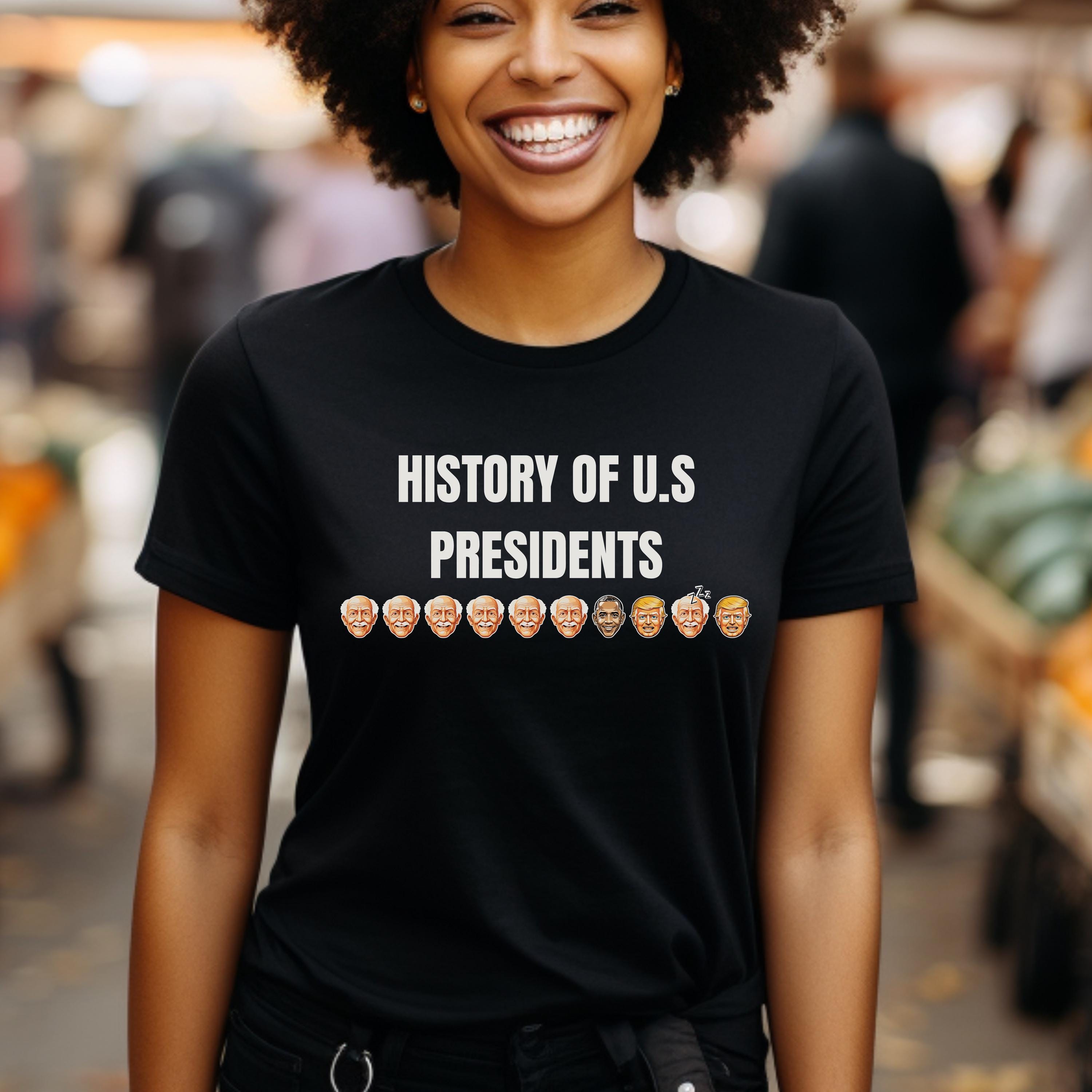 History of US Presidents Shirt, Donald Trump, Presidents Shirt, Trump ...