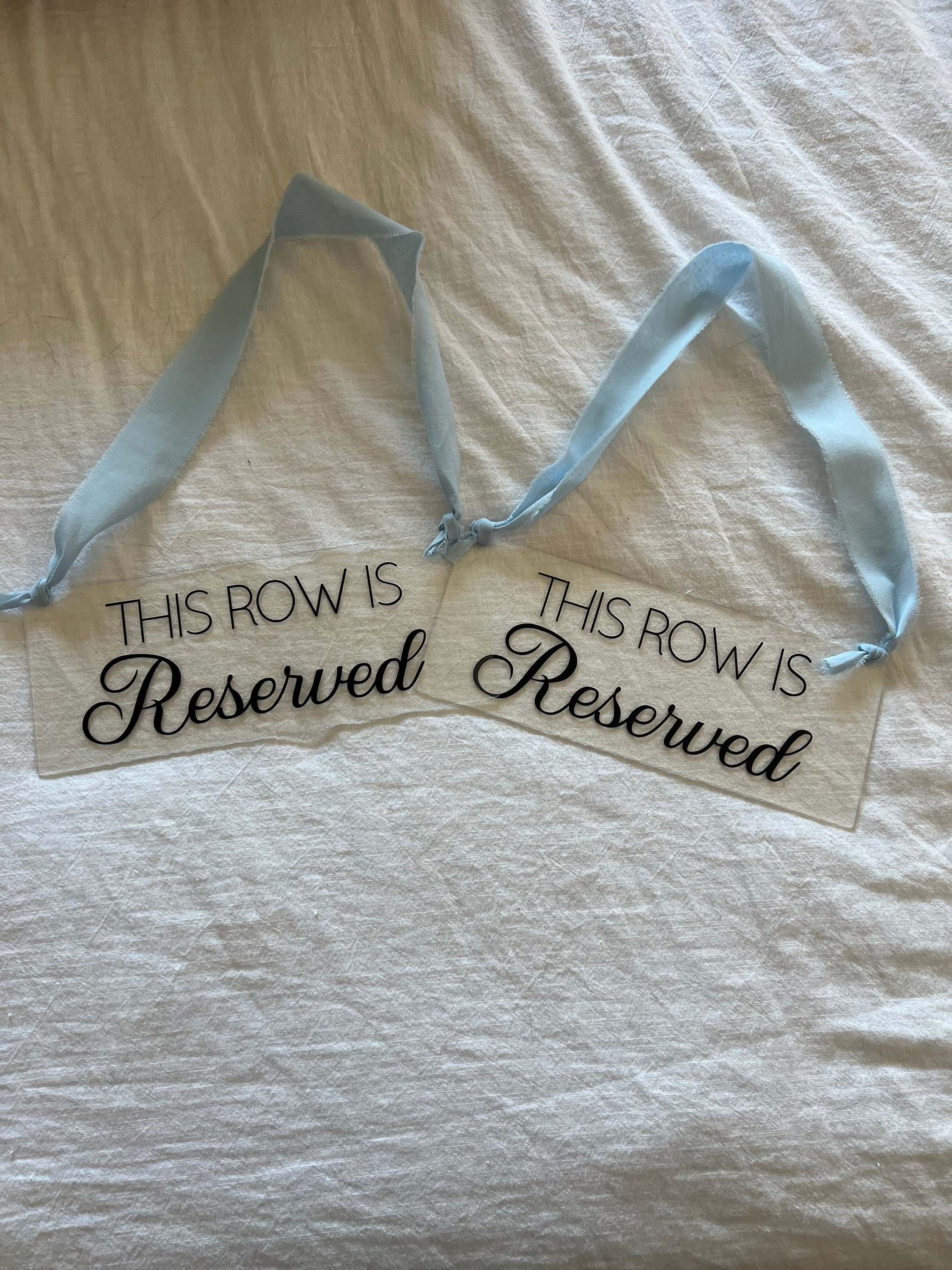 Reserved Sign. Reserved Row. Wedding Reserved Sign. Hanging Sign. This ...