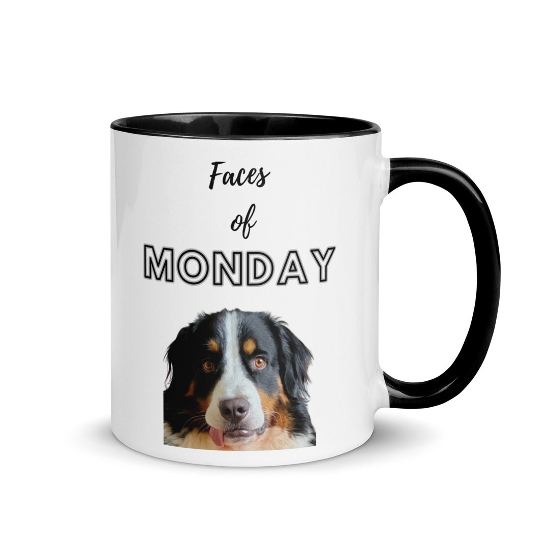 Faces of Monday Mug - Etsy