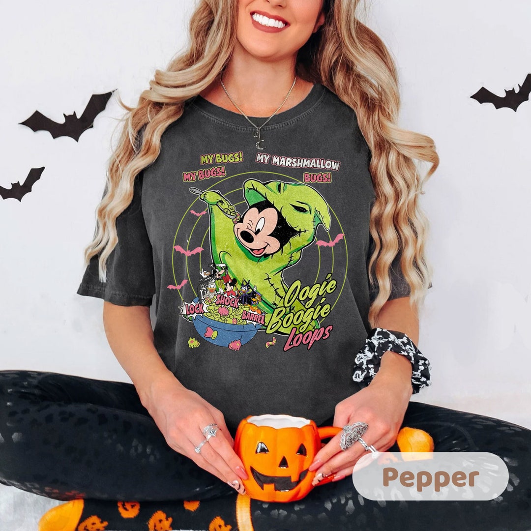 Oogie Boogie Comfort Color Shirt Oogie Boogie Mickey Minnie - Etsy