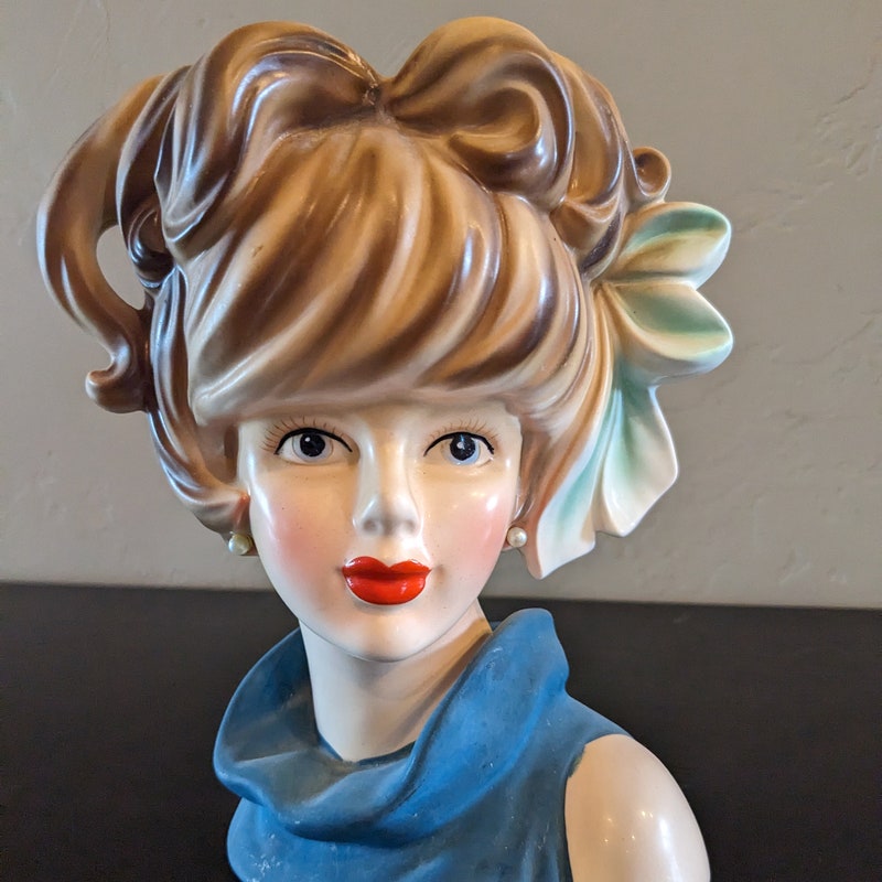 Lady Head Vase - Etsy